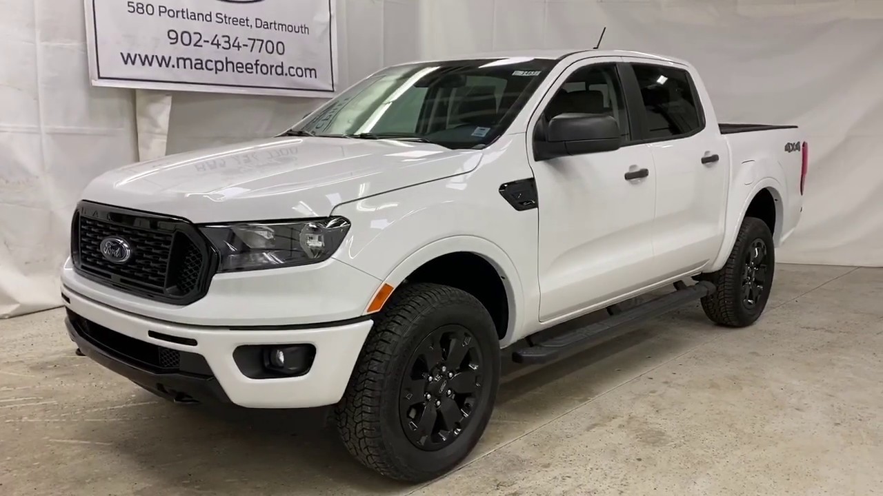 White 2020 Ford Ranger XLT Review - MacPhee Ford - YouTube