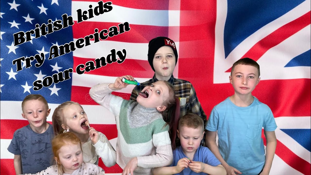 BRITISH KIDS TRY AMERICAN SOUR CANDY - YouTube