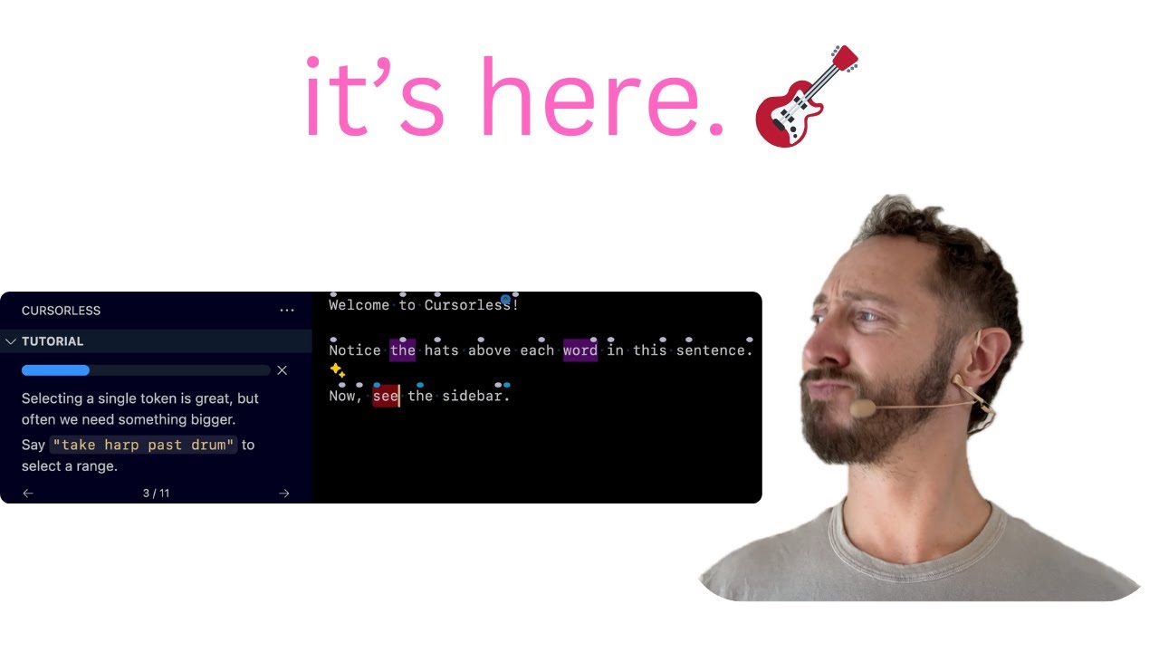 The wait is over: Cursorless interactive tutorial is here - YouTube