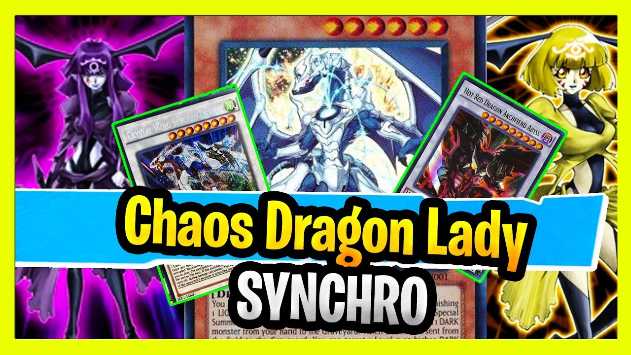 Yugioh Chaos Dragon Lady Synchro! Fortune Lady / Chaos Dragon Deck 2020 ...