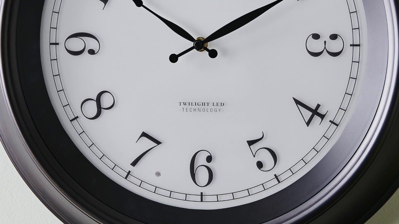 31176 Twilight Glow LED Clock - YouTube