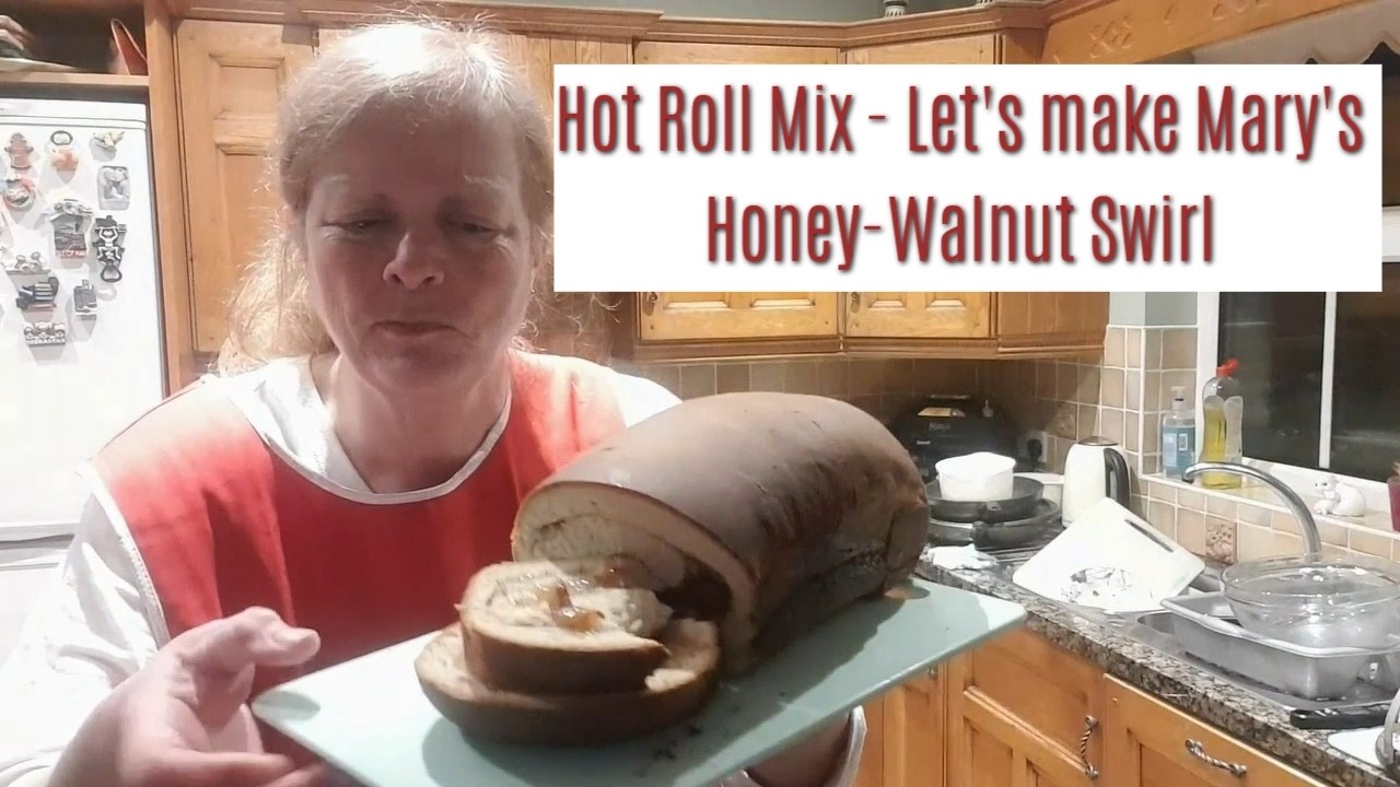 Hot Roll Mix - Recipe 5 - let's make Mary's Honey-Walnut Swirl - so ...