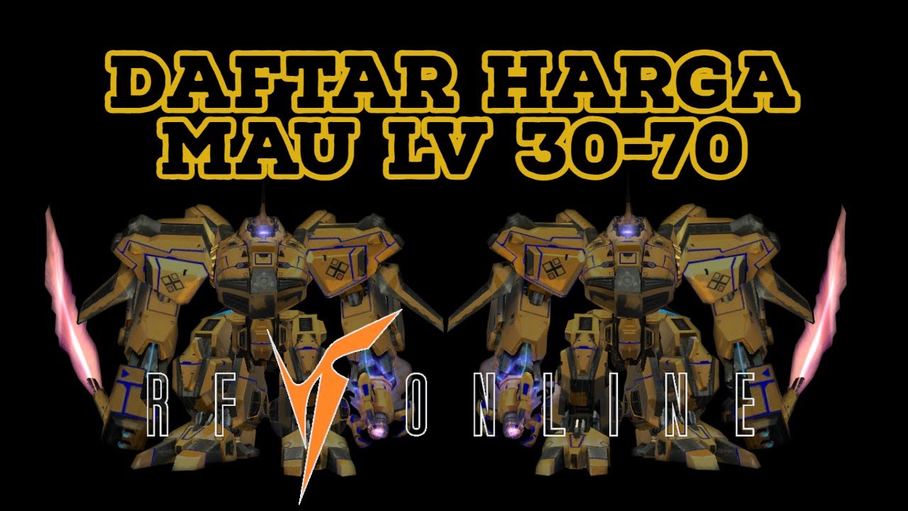 DAFTAR HARGA MAU + LEVEL PARTNYA RF Online Remastered Indonesia - YouTube