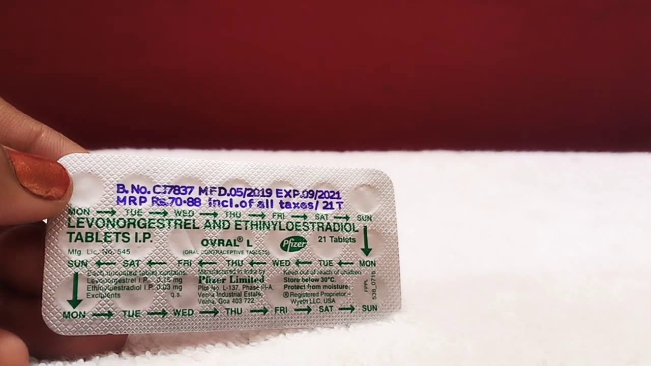 ovral L uses doses how to take and side effects - YouTube