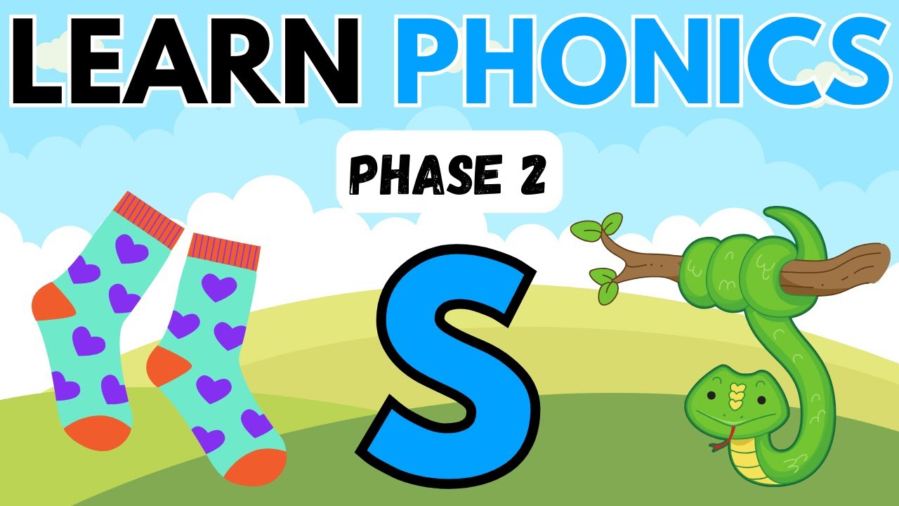 Letter Sound (s) words | Phase 2 | Phonics for Kids - Learn to Read ...