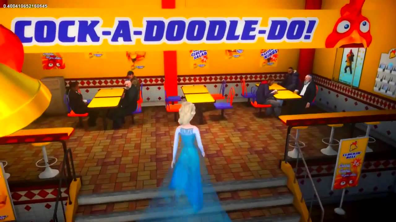 Disney Frozen Princess Elsa vs Sonic the Hedgehog having fun with ...