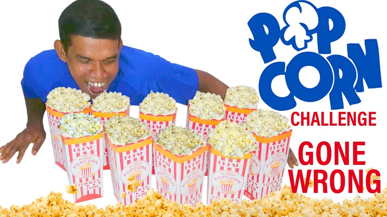 Popcorn Eating Challenge(EXTREME CRUNCH) | Food Challenge | Eating Show ...