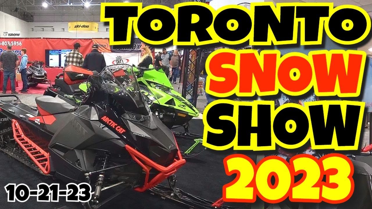 Toronto Snowmobile Show 10-21-23 - YouTube