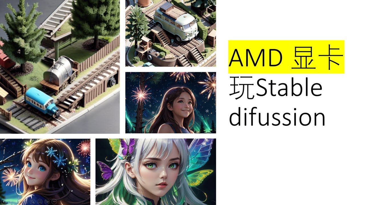 新手必看 AMD显卡使用Stable Diffusion完全指南 - YouTube