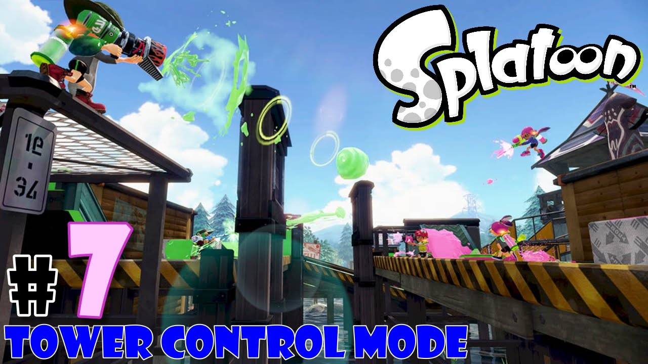 Splatoon - Tower Control Mode(Ranked Battle): Gameplay #7(Camp ...
