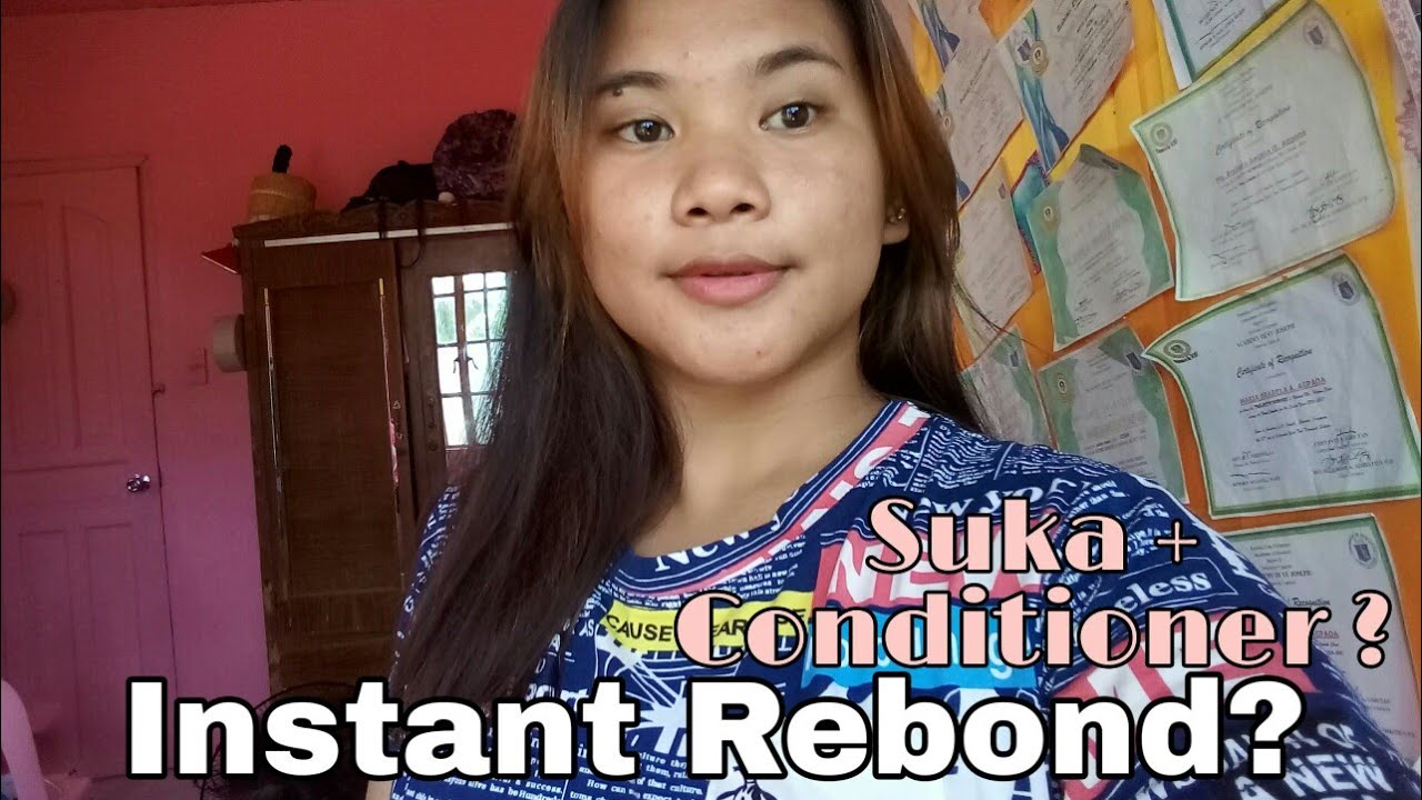 DIY Instant Rebond| Conditioner + Suka = CONSUKA (Instant Rebond ...