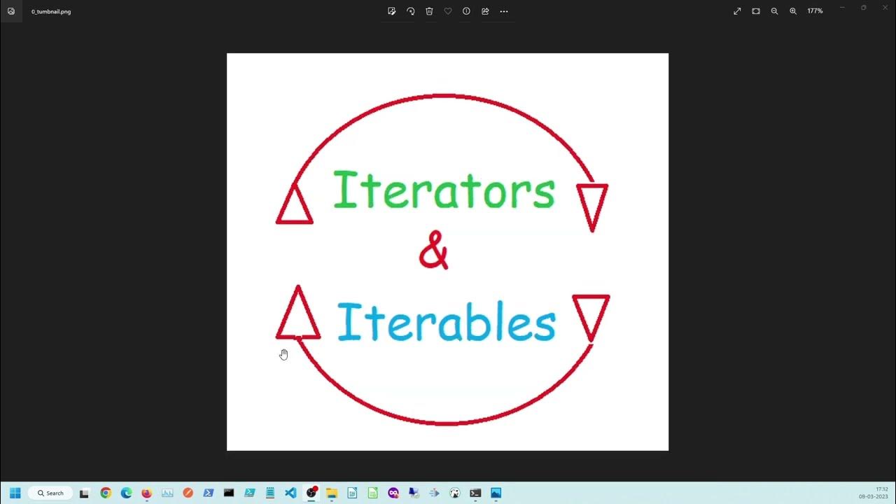 #1 What is iterators/iterables | overview | #python #pythonprogramming #pythontutorial #iterator ...