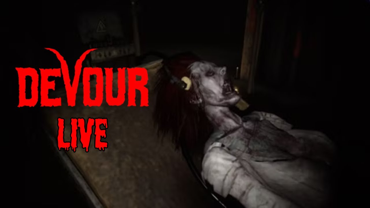 🔥 SCARIEST NIGHT EVER!! Playing DEVOUR Asylum Map with Friends 😱 ...