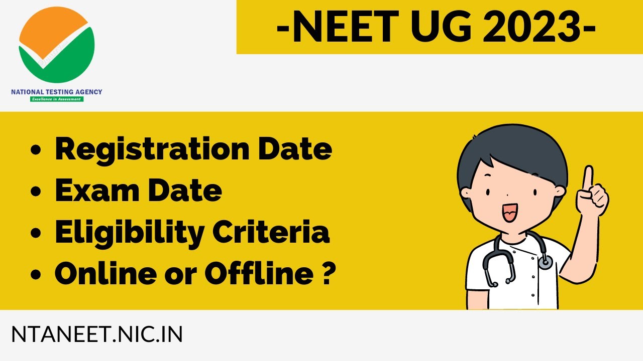 Neet 2023 Application Form Date Exam Date Eligibility Criteria