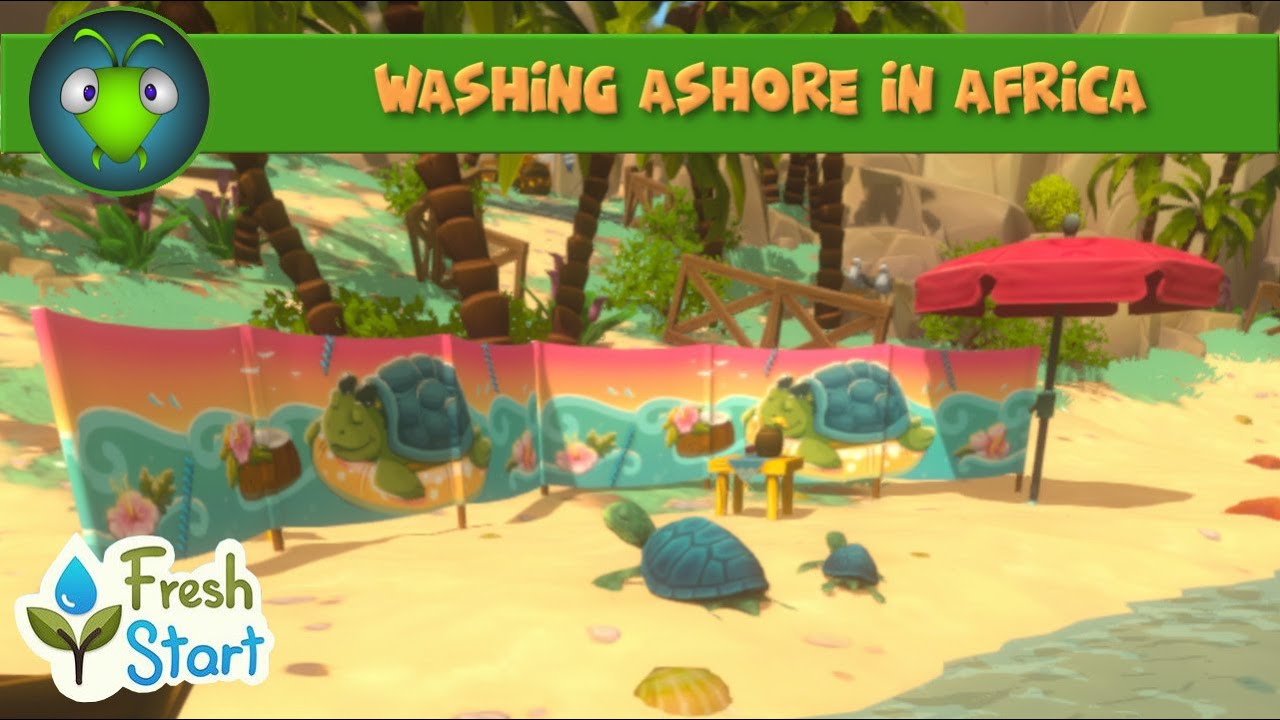 Washing Ashore in Africa ♥ Ep. 8 ♥ Fresh Start 100 Percent Run Lets ...
