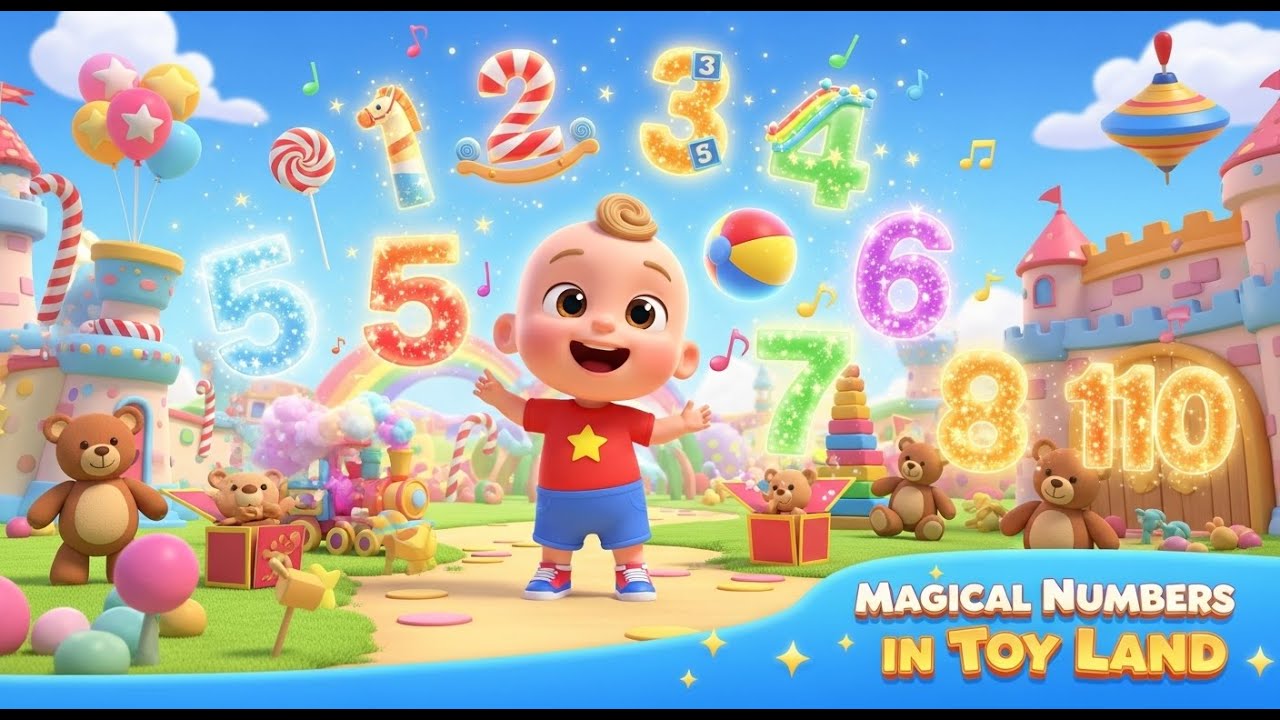 Magical Numbers in Toy Land | Fun Counting Adventure for Kids | Learn ...