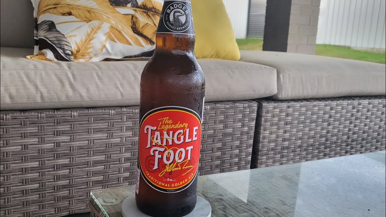 Tangle foot Golden Ale review, dodging the storms. - YouTube