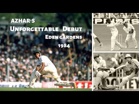 Azharuddin Historic Debut Test : Eden Gardens 1984 | Azhar's Era Begins with a Magical Debut Century