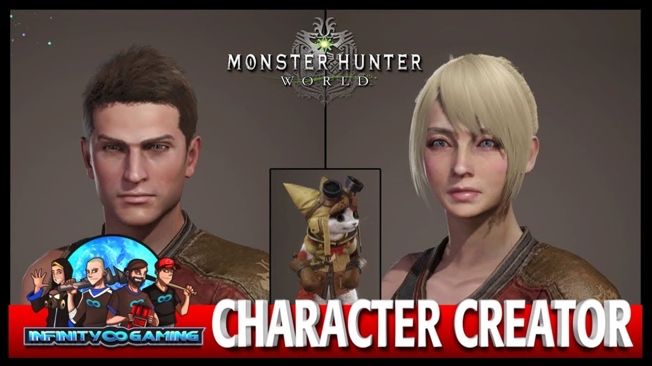 Monster Hunter World | MAKING OUR CHARACTER - YouTube