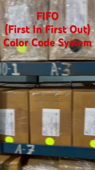 FIFO(First In First Out) Color Code System #fifo - YouTube
