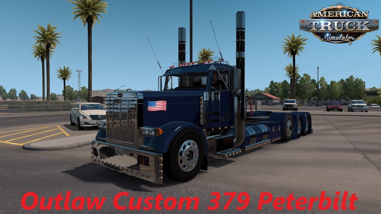 American Truck Simulator Outlaw Custom 379 Peterbilt - YouTube