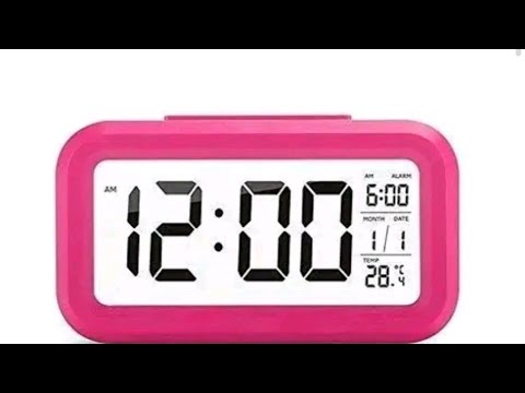 Digital Alarm Clock Table Clock for Students, Home, Office, Corporate ...