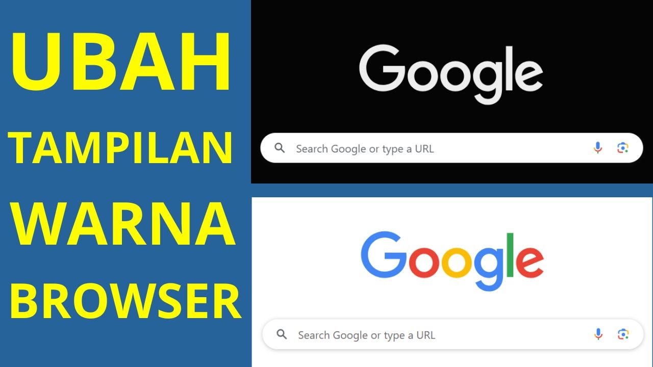 Cara mengubah background warna browser || Google chrome - YouTube