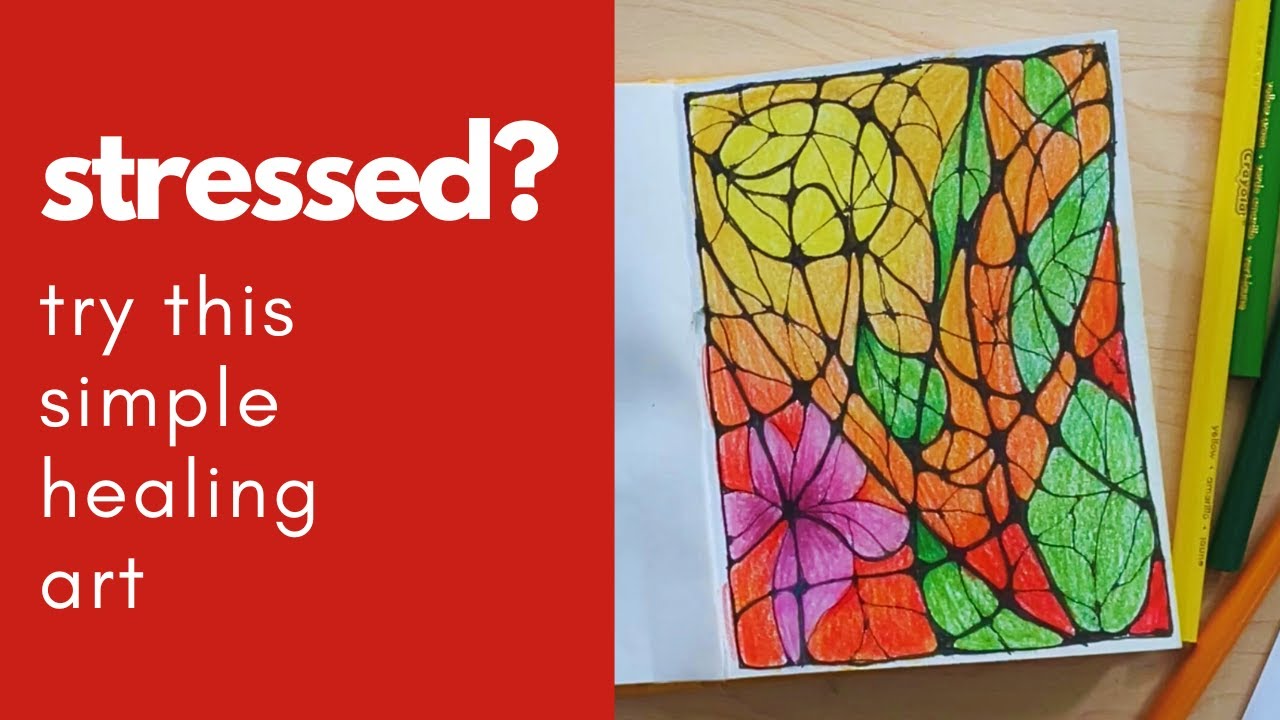 Overwhelmed? Make this simple healing art. - YouTube