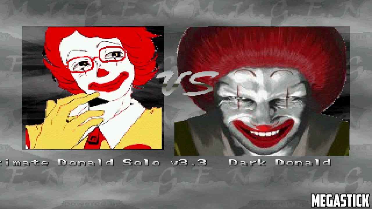 Ultimate Donald Solo Vs Team Dark Donald - Mugen - YouTube