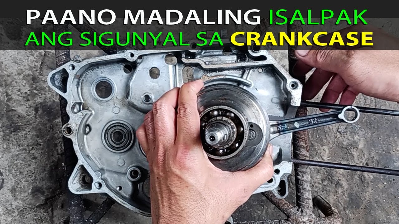 How to Put Easily Motorcycle Crankshaft on the CRANKCASE - Simple Guide ...