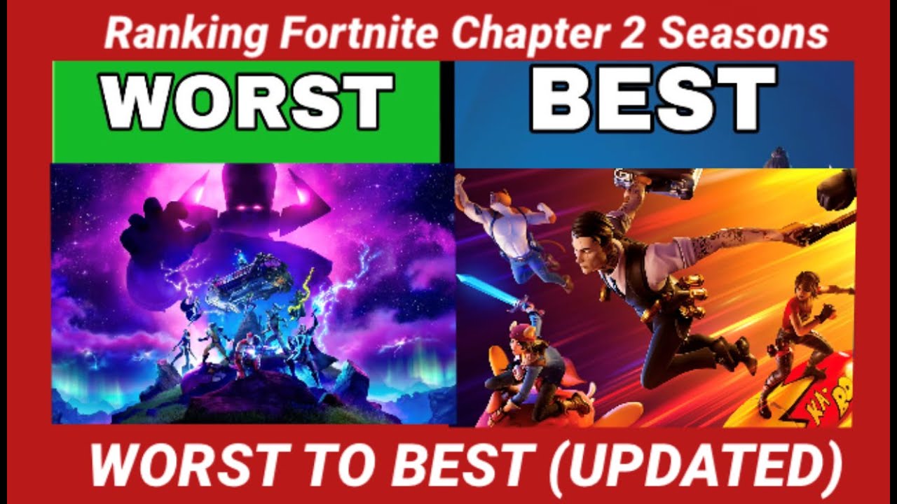 Ranking Fortnite Chapter 2 Seasons From Worst to Best (UPDATED) - YouTube