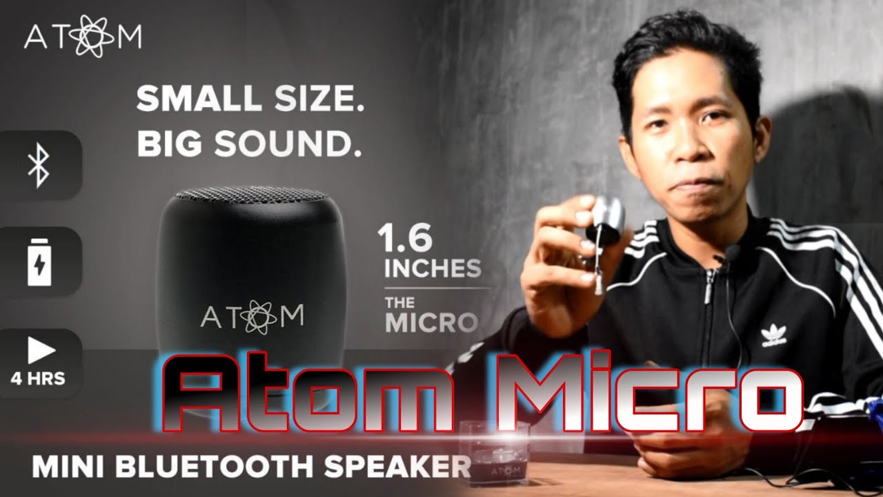 Atom Micro mini Bluetooth speaker - YouTube