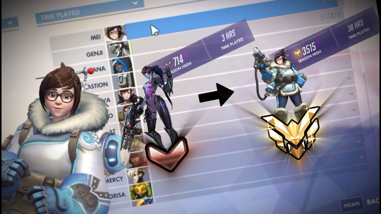 [OVERWATCH] Ex-Bronze Player finally hits Master - YouTube