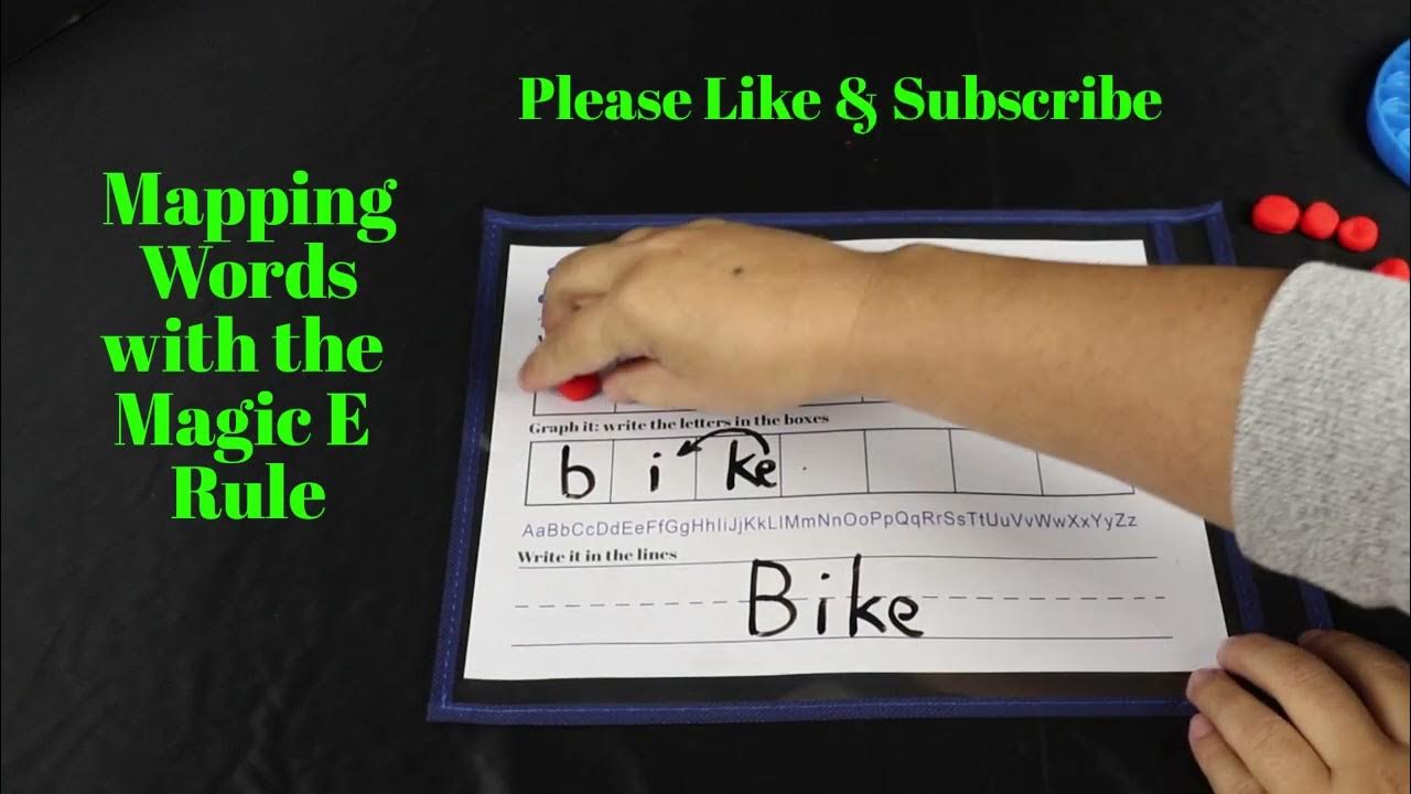 Orthographic Mapping Words with the Magic E Rule - YouTube