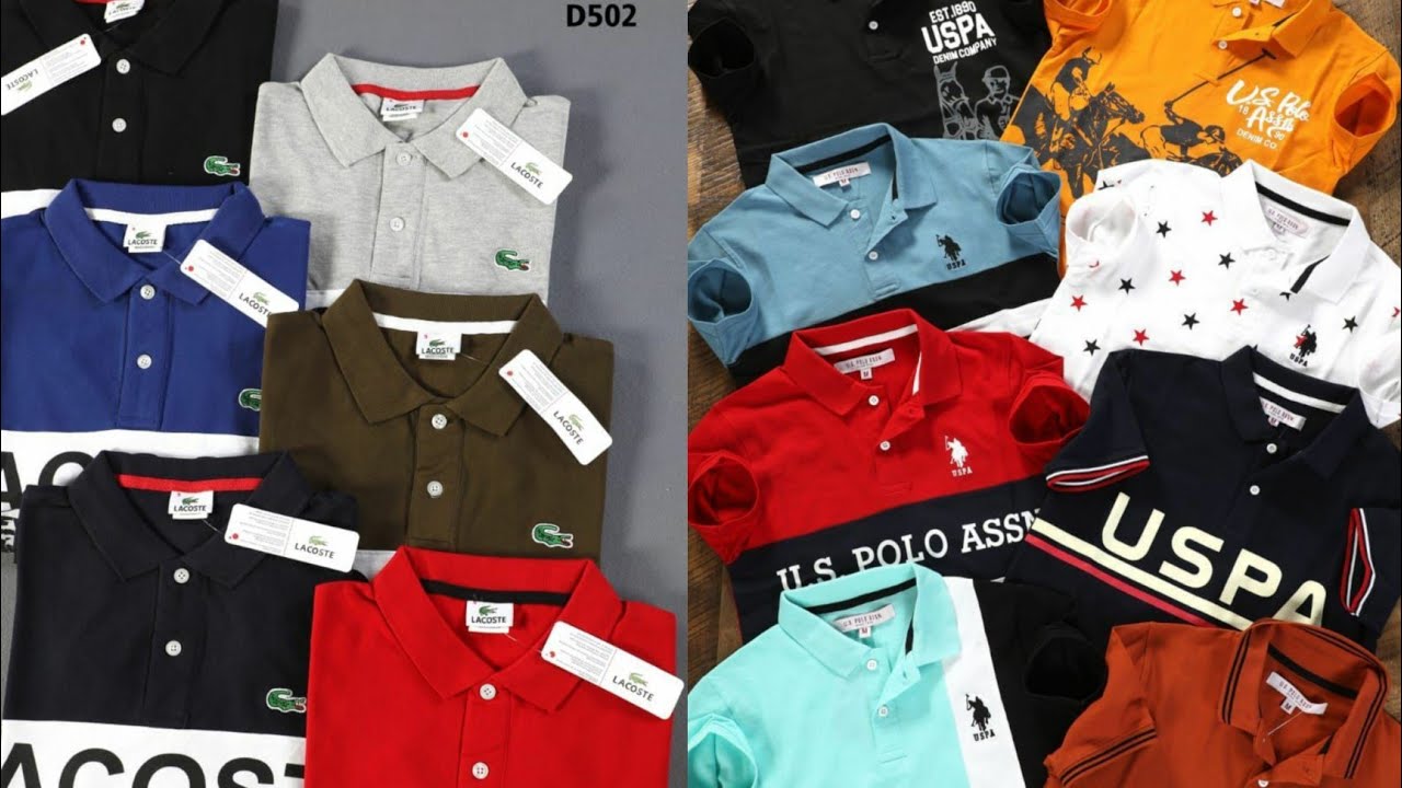 Collar tee shirts and printed shirts - YouTube