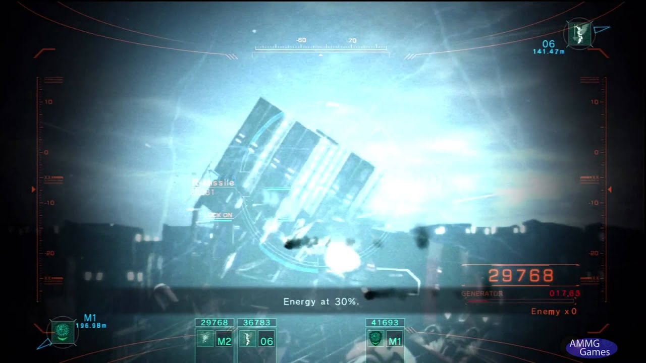 Armored Core V - Giant Bosses!!! - YouTube