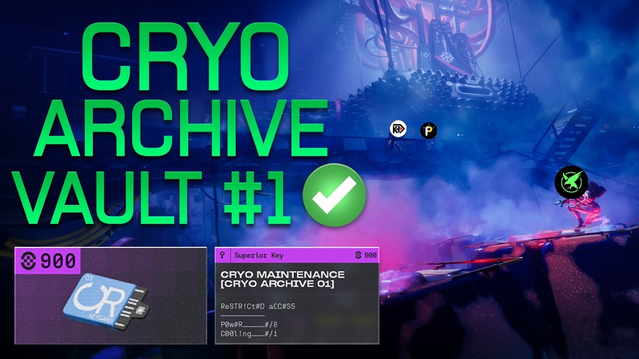 Cryo Archive: Vault #1 CLEAR | Marathon (FT. FalloutPlays & KackhisHD ...
