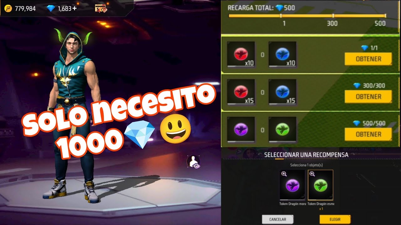 TRUCO COMO CONSEGUIR Tokens Dragón Esmeralda FÁCIL RECLAMA skin TORO ...