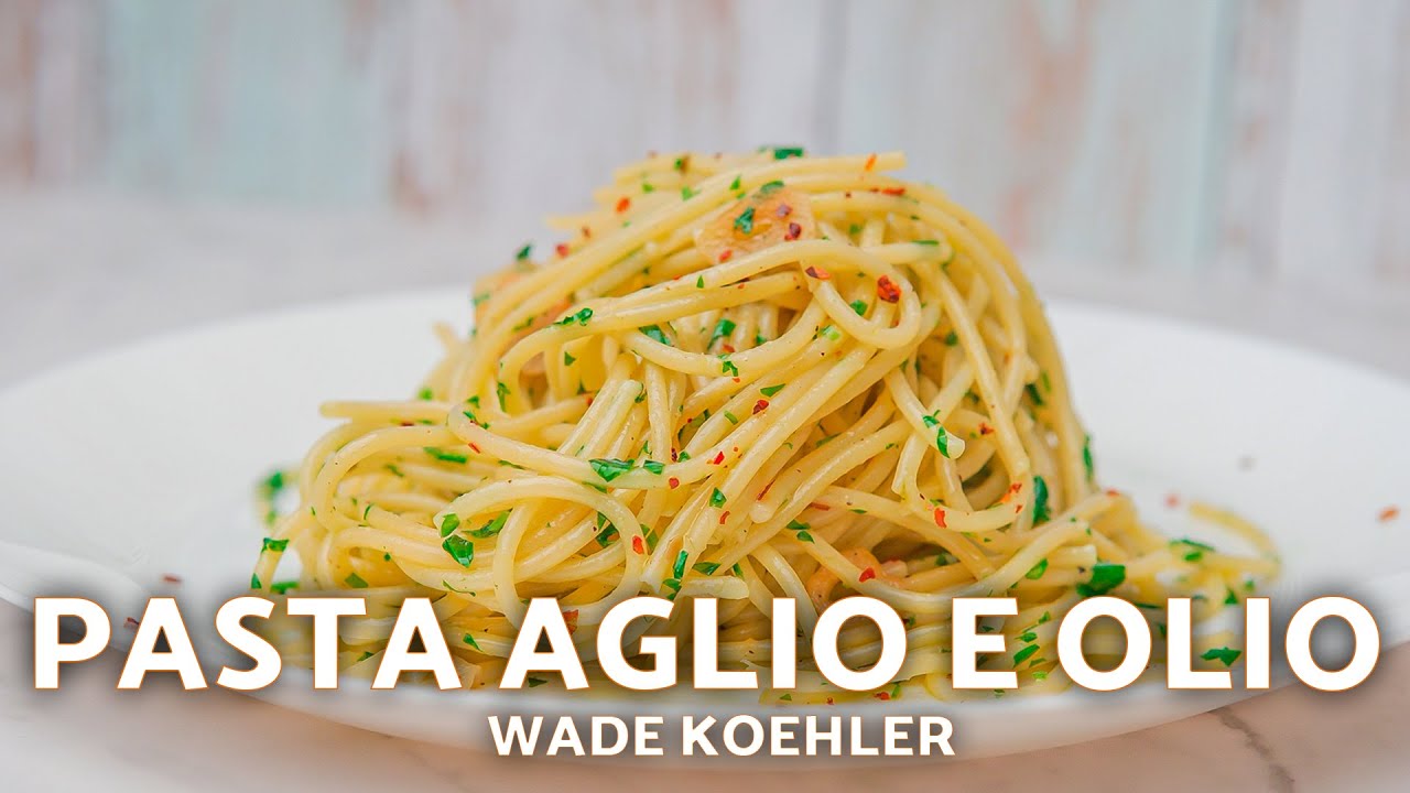 Spaghetti Aglio e Olio Recipe - Pasta With Garlic and Olive Oil - YouTube