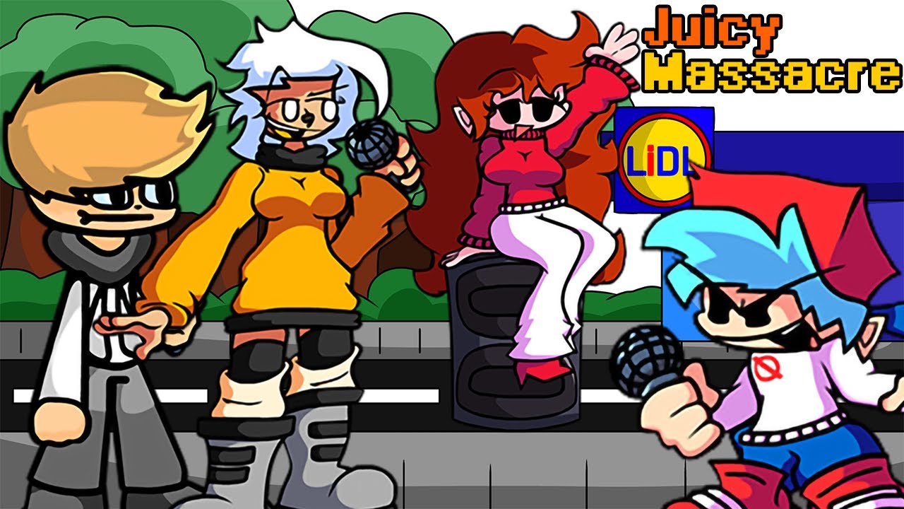 Friday Night Funkin' - Juicy Massacre - [FNF Mod] - YouTube
