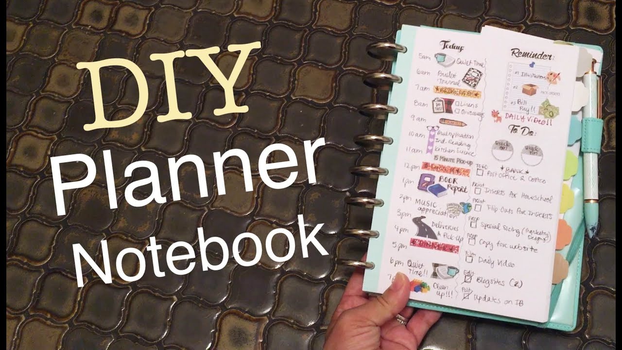 Tutorial How To Make A Notebook Into A Personal Planner For Functional tutorial-how-to-make-a-notebook-into-a-personal-planner-for-functional