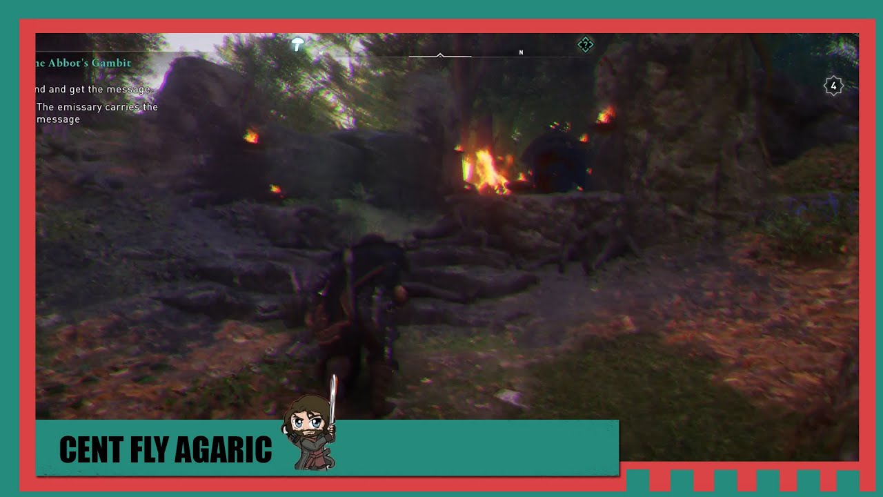 Assassin's Creed Valhalla - Cent Fly Agaric Mushroom Puzzle Guide - YouTube