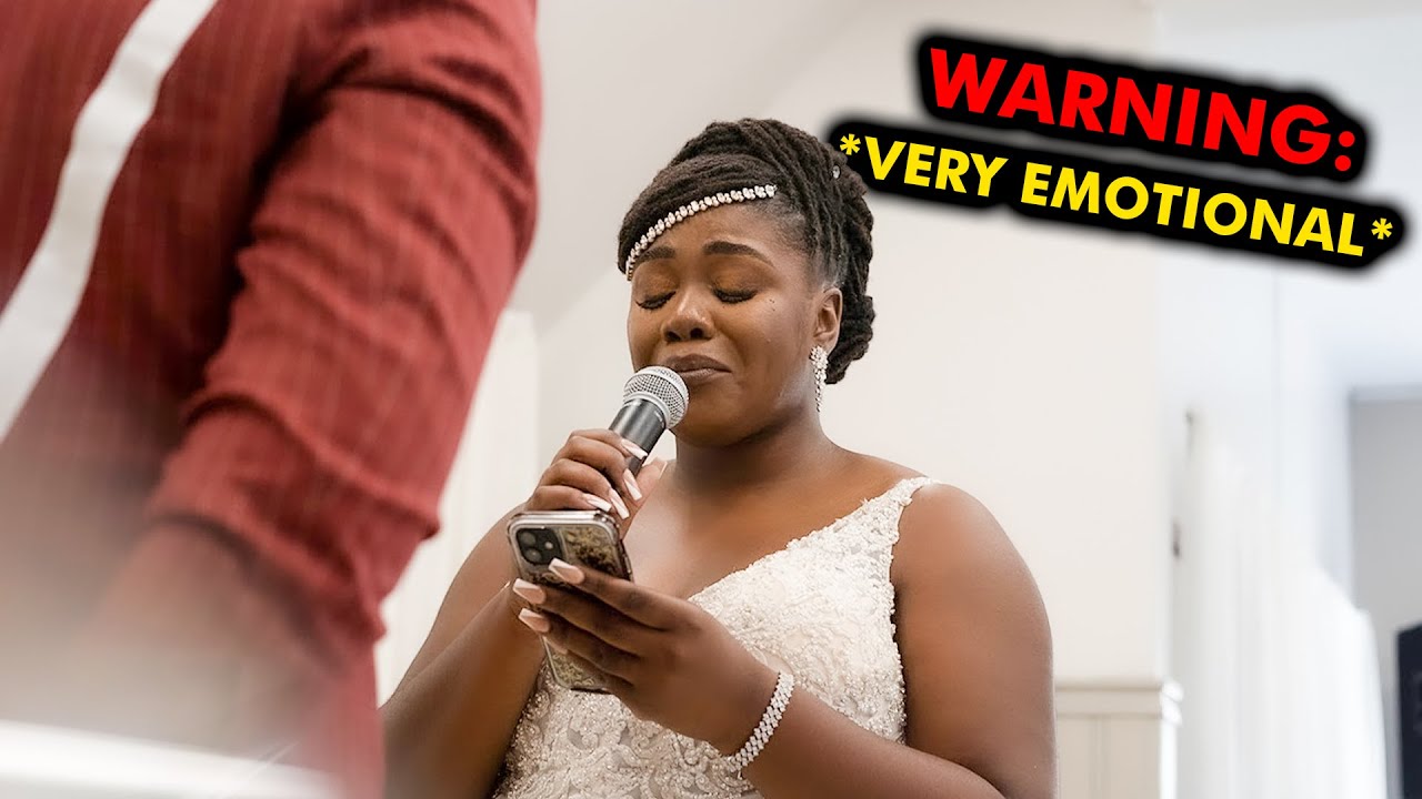 Her Wedding Vows Will Make You Cry *Very Emotional* | Sam & Toya Kanza ...