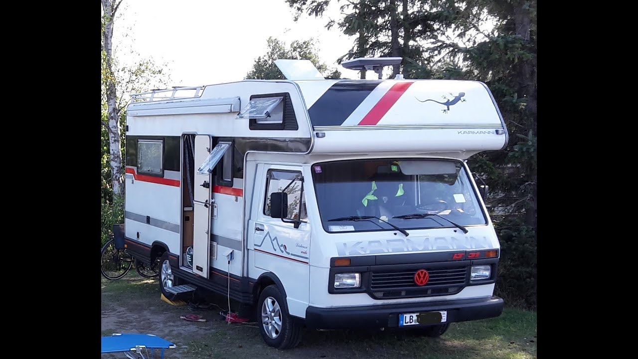 Karmann Distance Wide LT 31 restauriert mit Alu-Felgen - YouTube