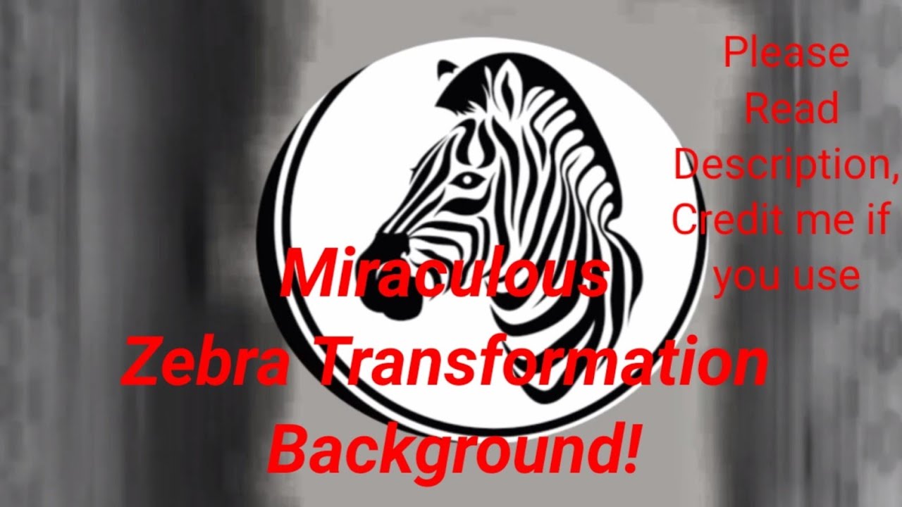 Fanmade Zebra Transformation Background | Read description | Miraculous ...