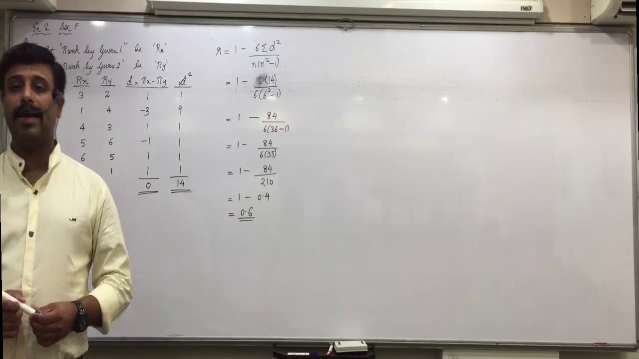 Correlation Lecture 9 Part 3 Simple Rank and Tie Introduction - YouTube