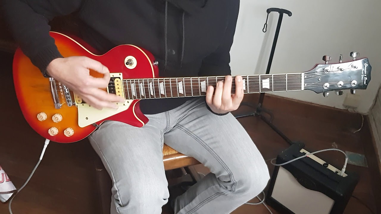 Peavey Nano Valve copie Les Paul micro zebra alnico - YouTube