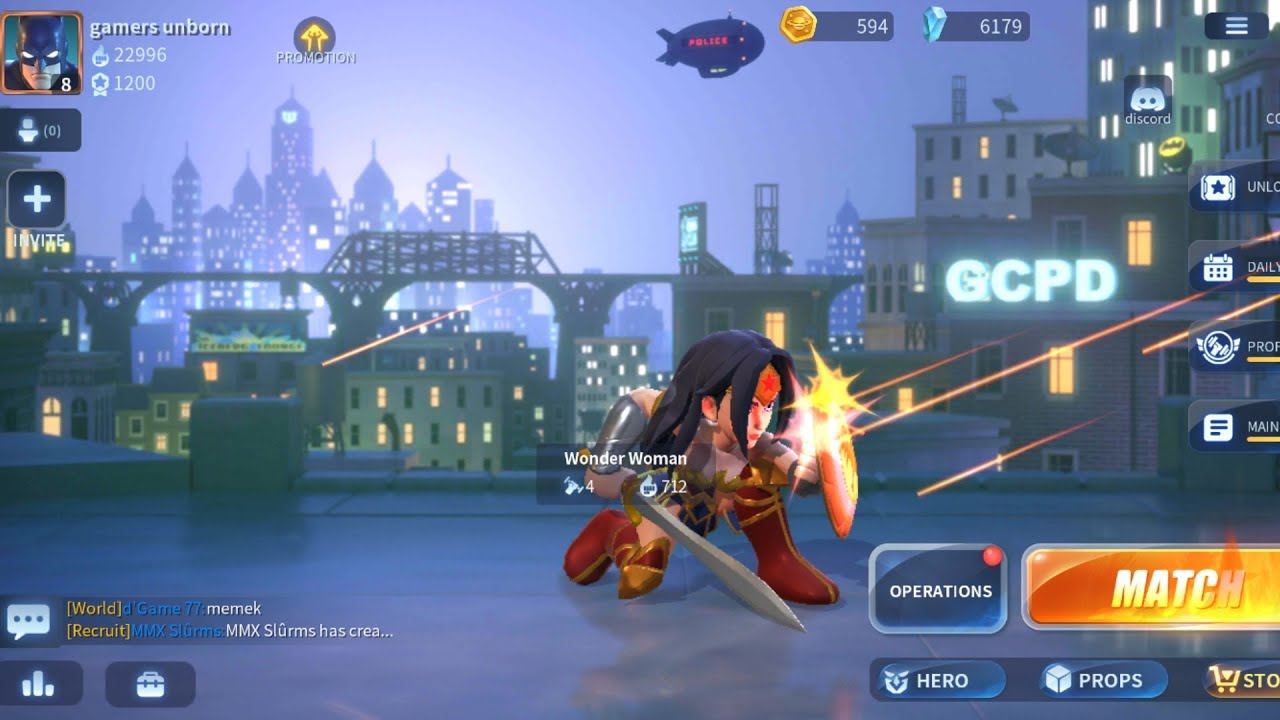 DC battle Arena: gameplay: WONDER WOMAN - YouTube