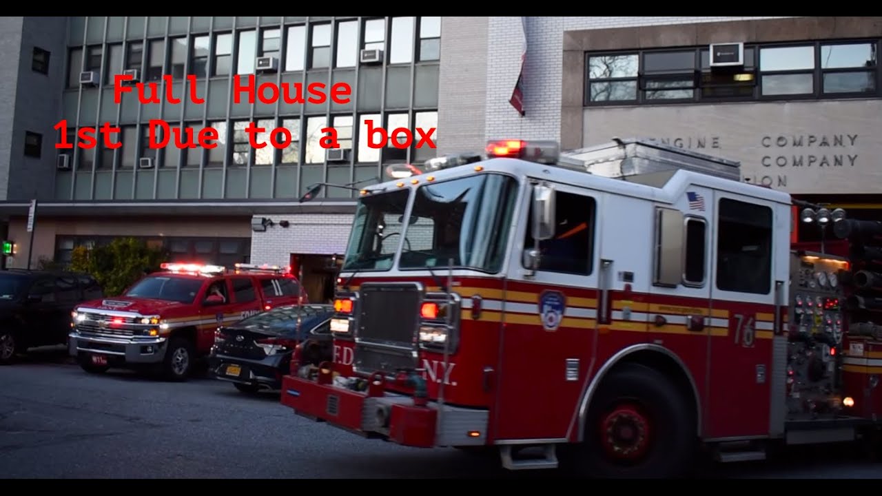 FDNY 76 Engine 22 Truck and Battalion 11 Responding First Due to a ...