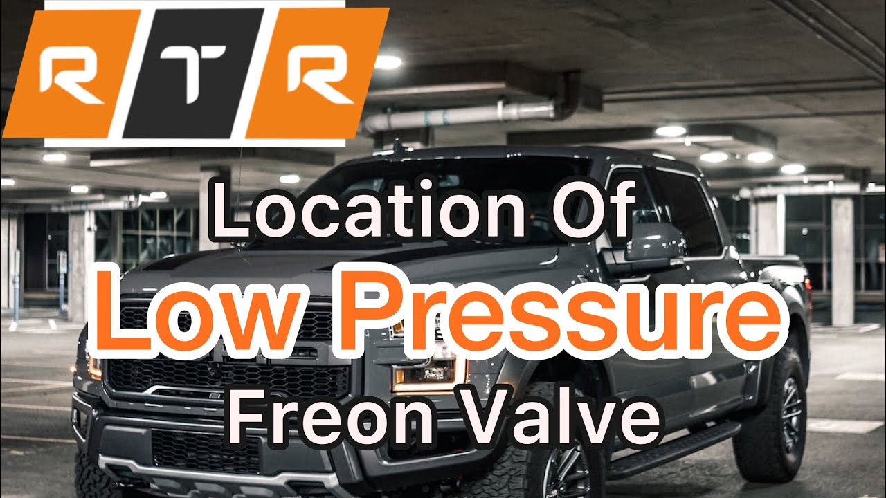 How to Locate Low Pressure Freon Valve (2015-2020 Ford F-150 5.0 L ...
